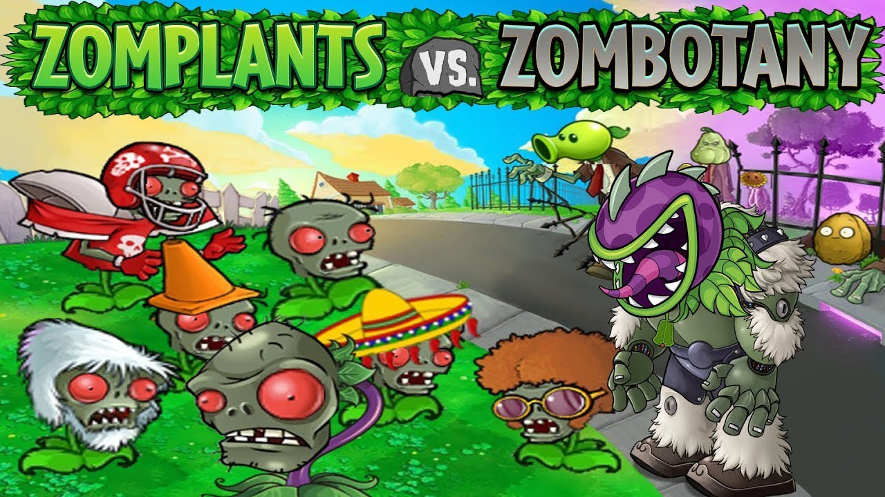 Plants Vs Zombies Zomplants Vs Zombotany Mod Gameplay Zombotany 2 EP2 ...