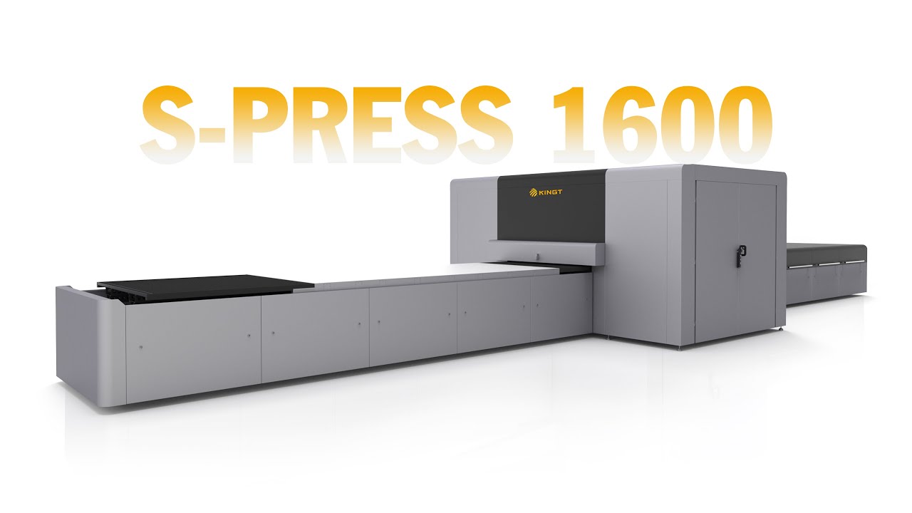 S-Press 1600 High Speed Plate Press - YouTube