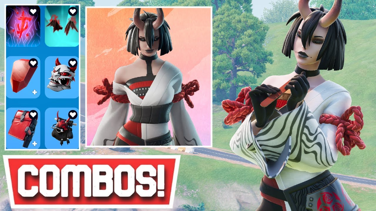 *NEW* BEST THE NIGHT ROSE SKIN COMBOS [SEASON 1 BATTLE PASS ...