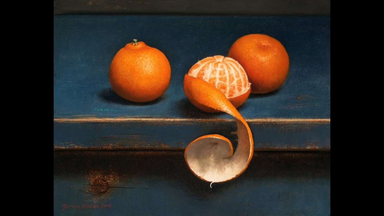 Clementine Still life Time lapse movie - YouTube