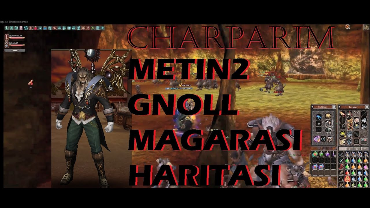 Metin2 Sung Mahi Haritası Gnoll Mağarası Birinci kat haritası - YouTube