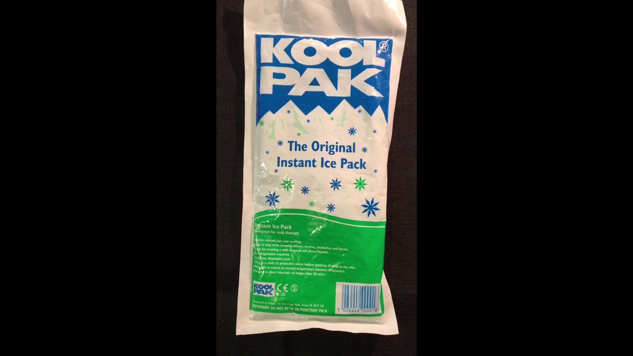 KoolPak Instant Ice pack - YouTube