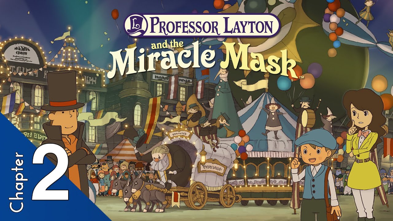 🕵️ Professor Layton and the Miracle Mask 【Full Game Walkthrough ...