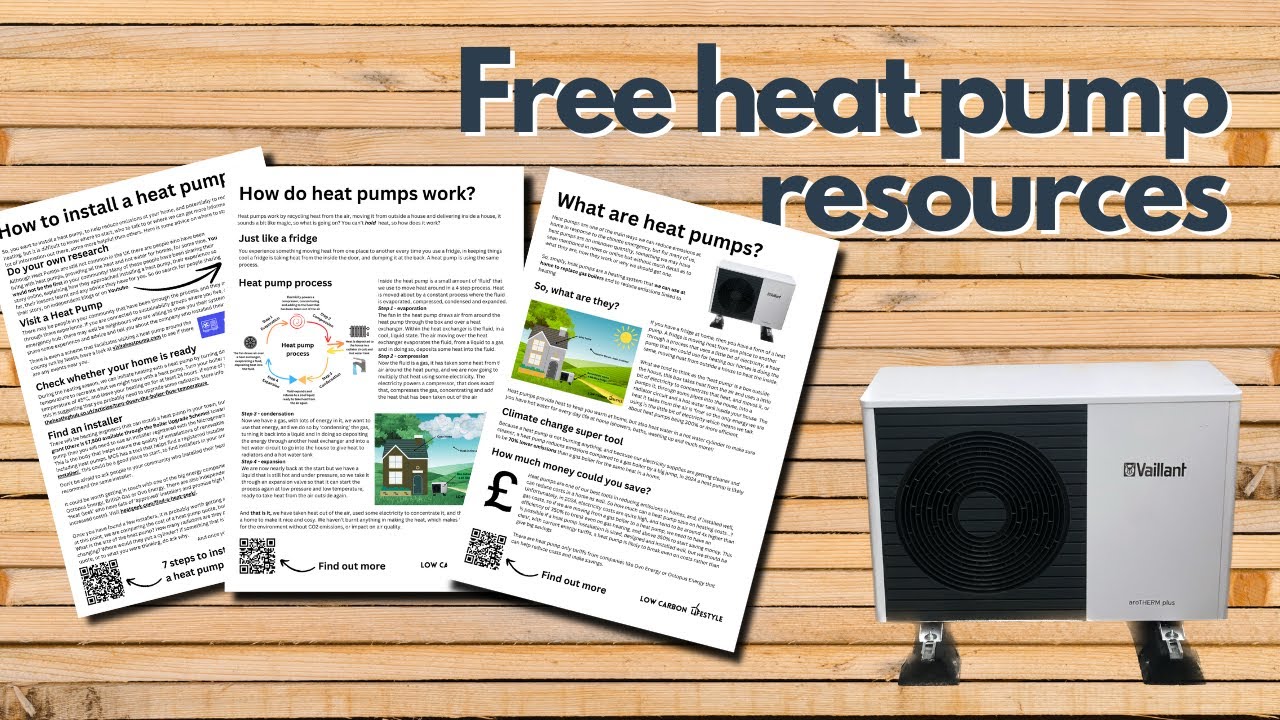 Free heat pump resources - YouTube