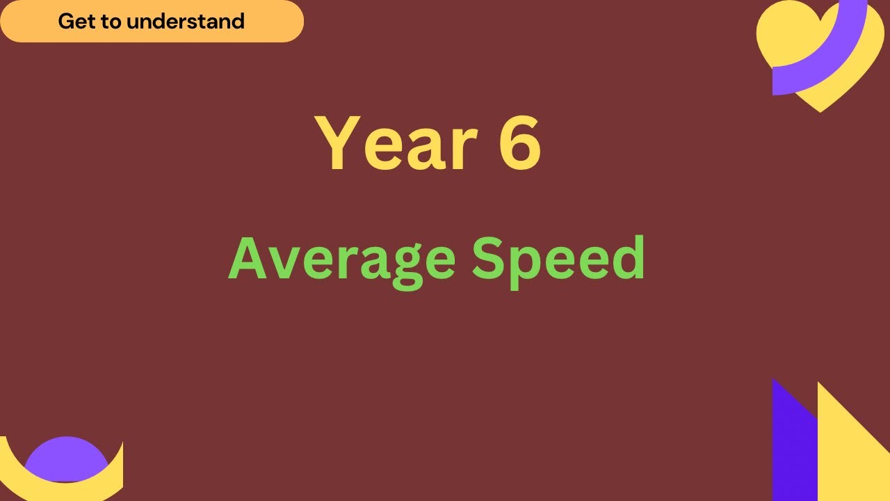 Average Speed - Understanding Average Speed, Distance & Time With Few ...