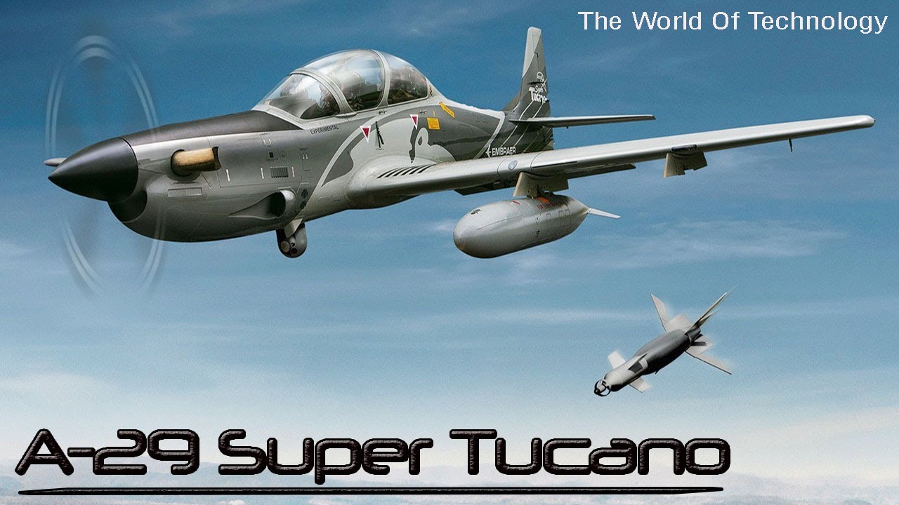 Most Amazing : A-29 Super Tucano Attack Planes in Action - YouTube
