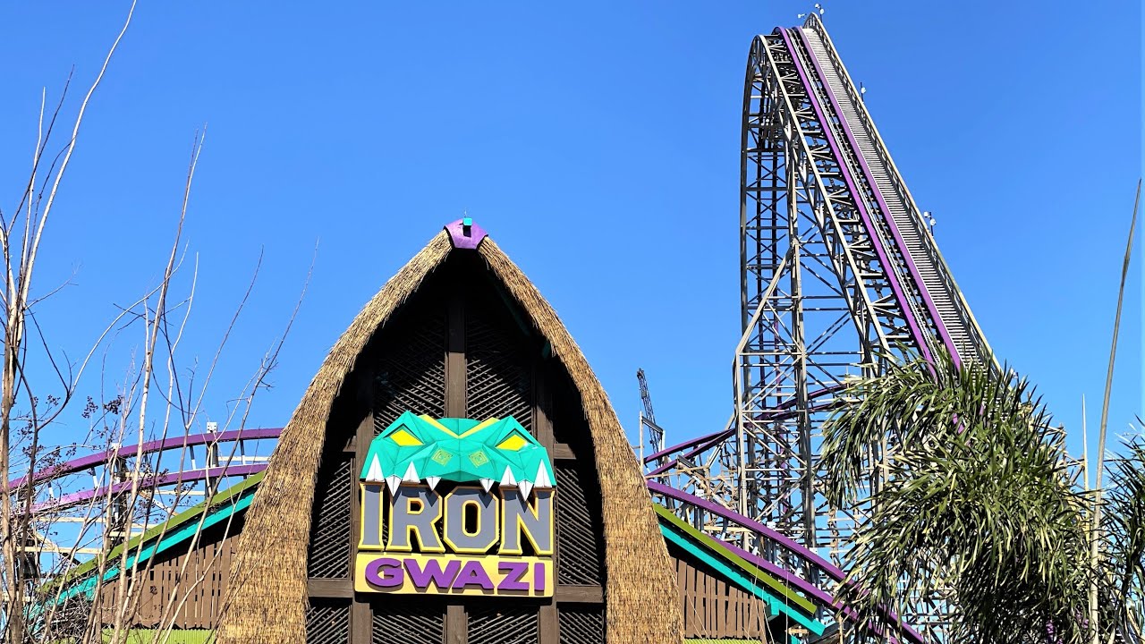 Iron Gwazi First test run! - YouTube
