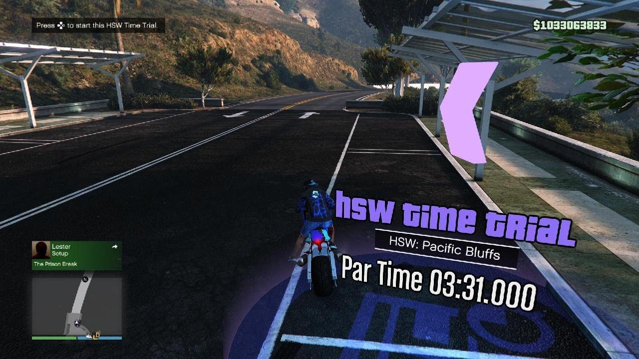 HSW Time Trial | Pacific Bluffs | #GTAOnline #GTA5 #HSWTimeTrial - YouTube