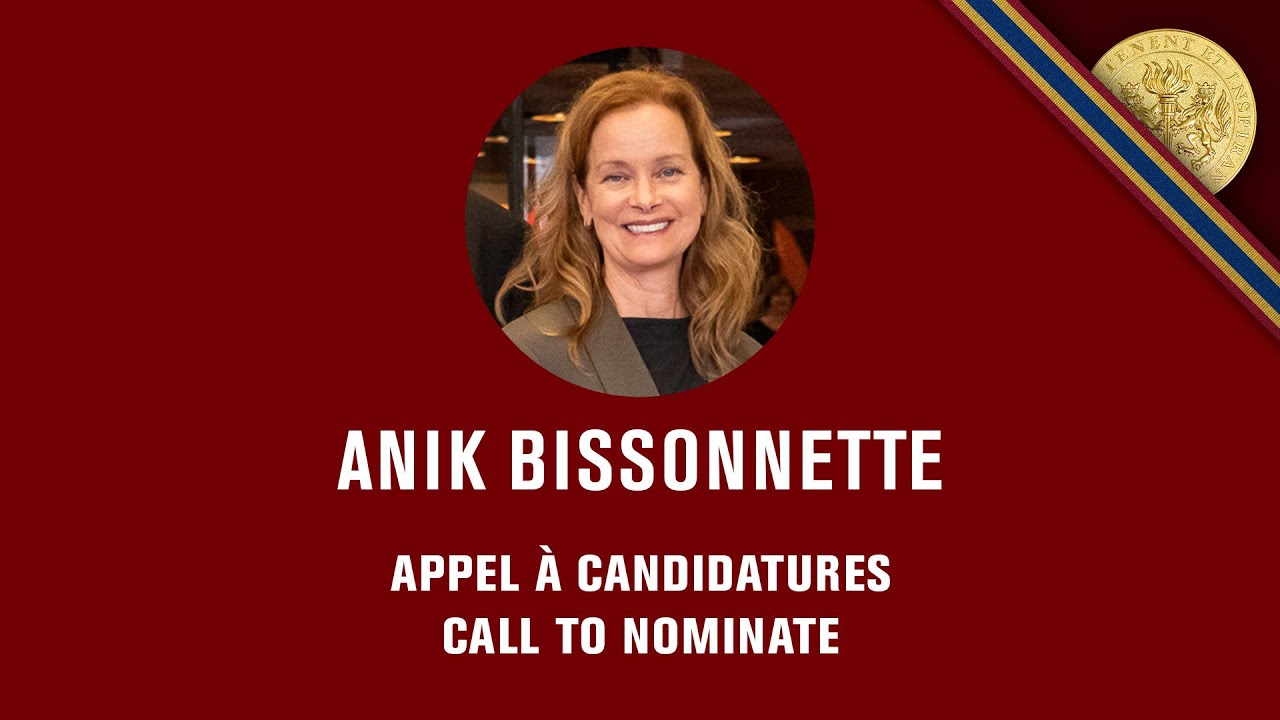Appel à candidatures - Anik Bissonnette | Call for Nominations - Anik ...