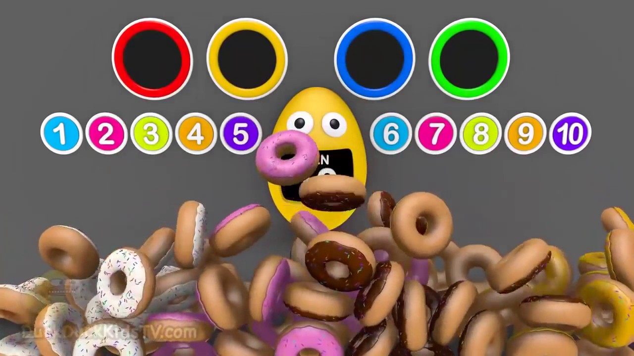 DuckDuckKidsTV Top 3 Learn colors numbers 1 to 10 with Eggs Surprise 3D ...
