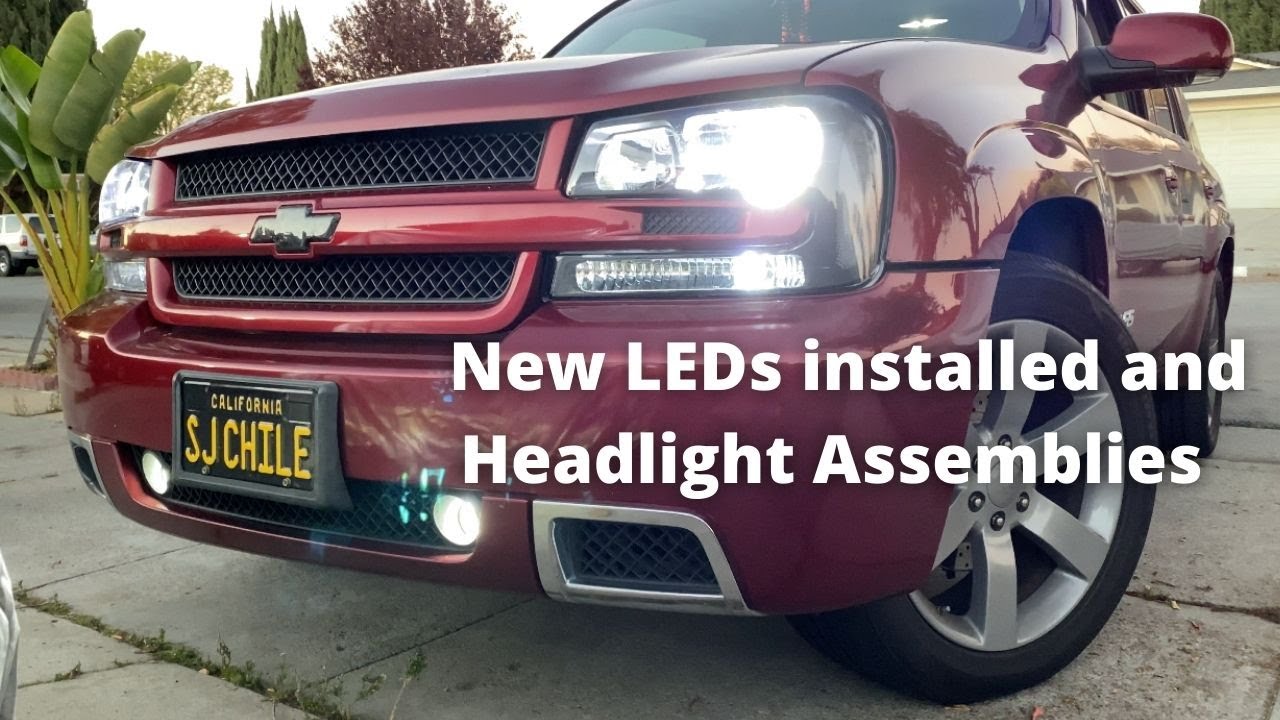 Vlog #27 Trailblazer SS LED headlights installed with new assemblies ...