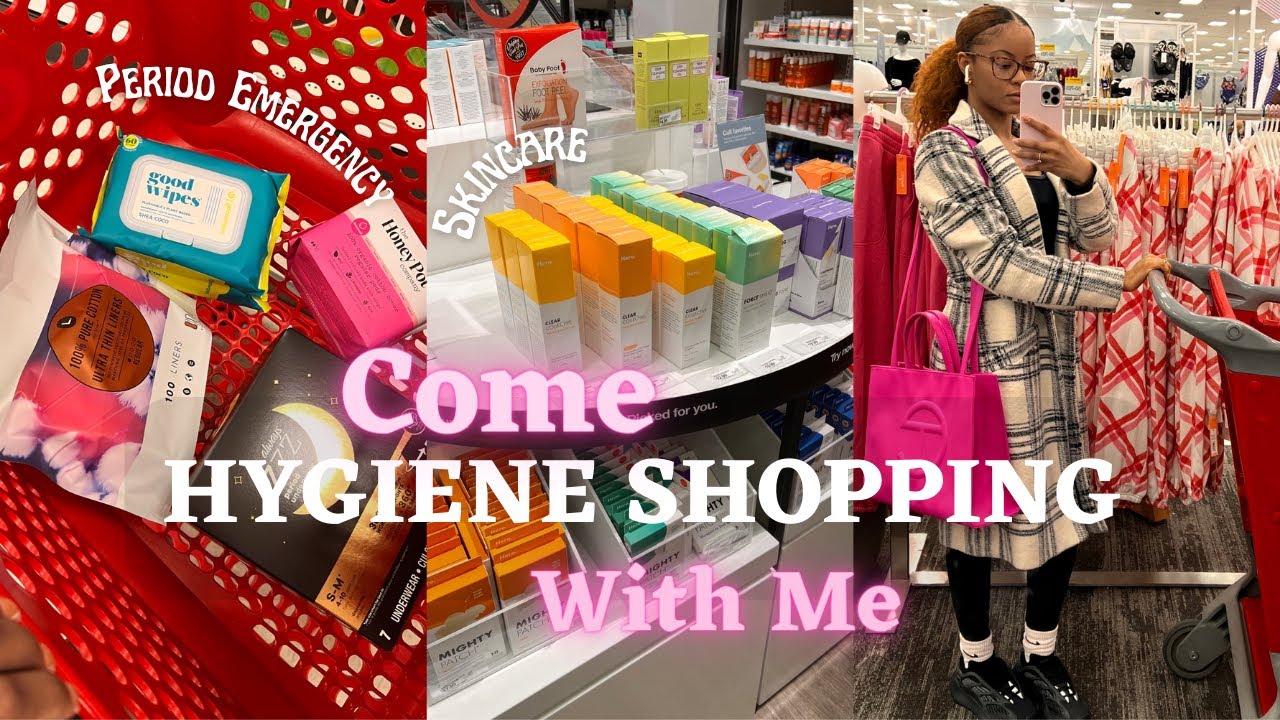 COME HYGIENE SHOPPING WITH ME + HAUL | Emergency Period Essentials ...