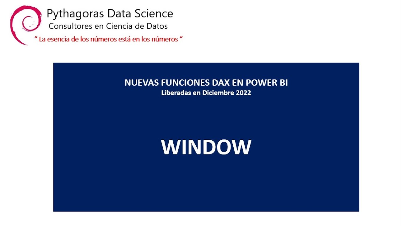 EXPLICACION FUNCIÓN WINDOW DE POWER BI CALCULANDO EL TOTAL ACUMULADO Y ...