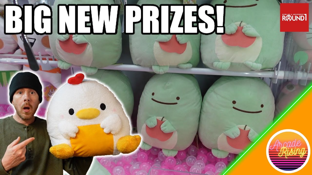 We Have to Win One of These Big New Claw Machine Prizes at Round 1 ...