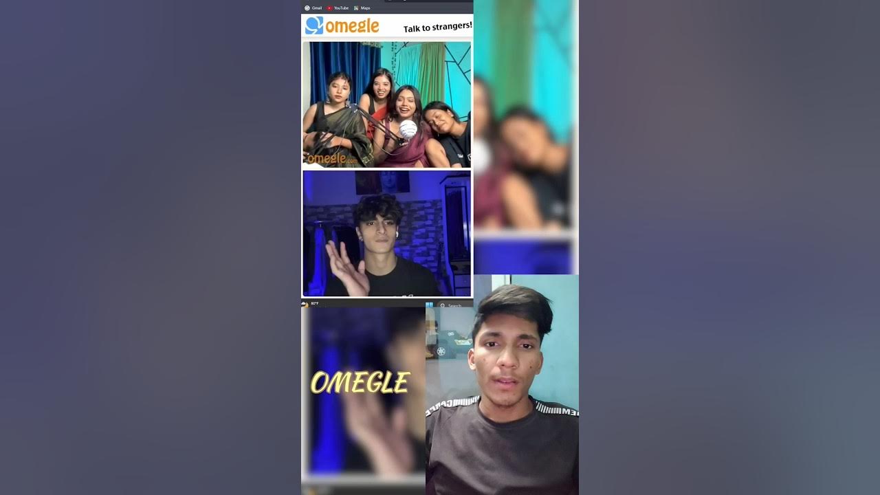 Omegle vlog day 8.manav vlog with three cute girls 🫣♥️#explore #shortfeed #omegle #vairal # ...