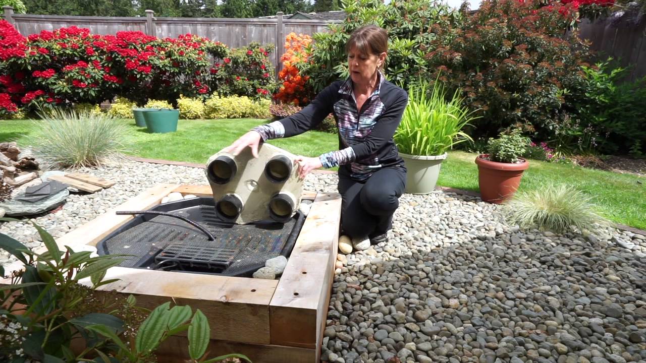 HOW WE BUILT A WATER FEATURE FOR OUR HUMMINGBIRDS - YouTube