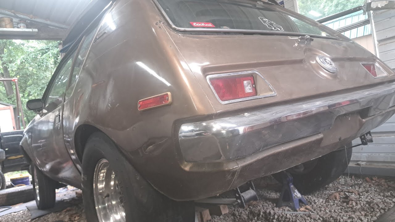 How big of tires can you fit on an amc gremlin wheel backspace weld ...