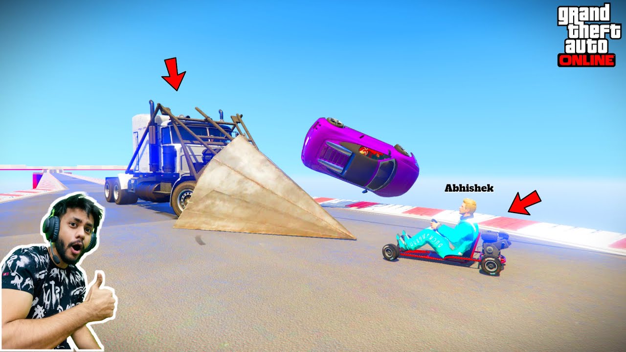 99,989 % People Slap Their Face In This Face To Face Race GTA 5 - YouTube