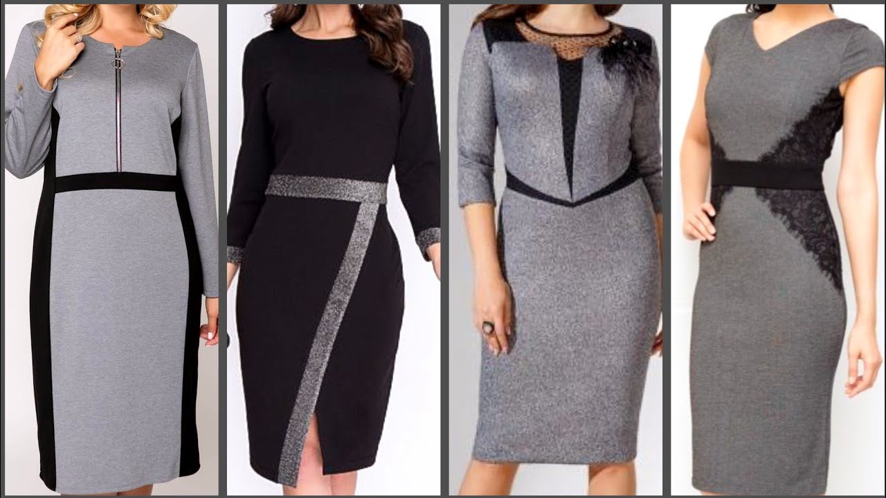 Extremely stunning &classy cocktail vintage style knee length body con ...