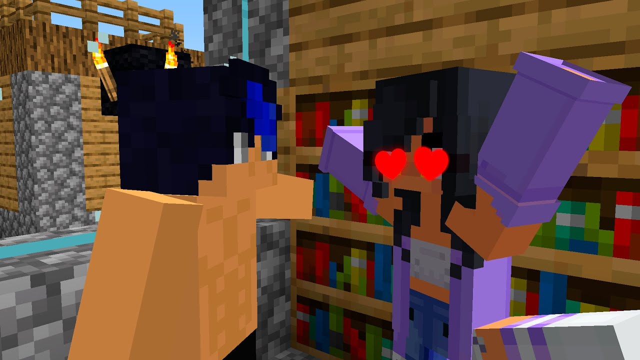 EIN KISS APHMAU in MINECRAFT 😍 - YouTube