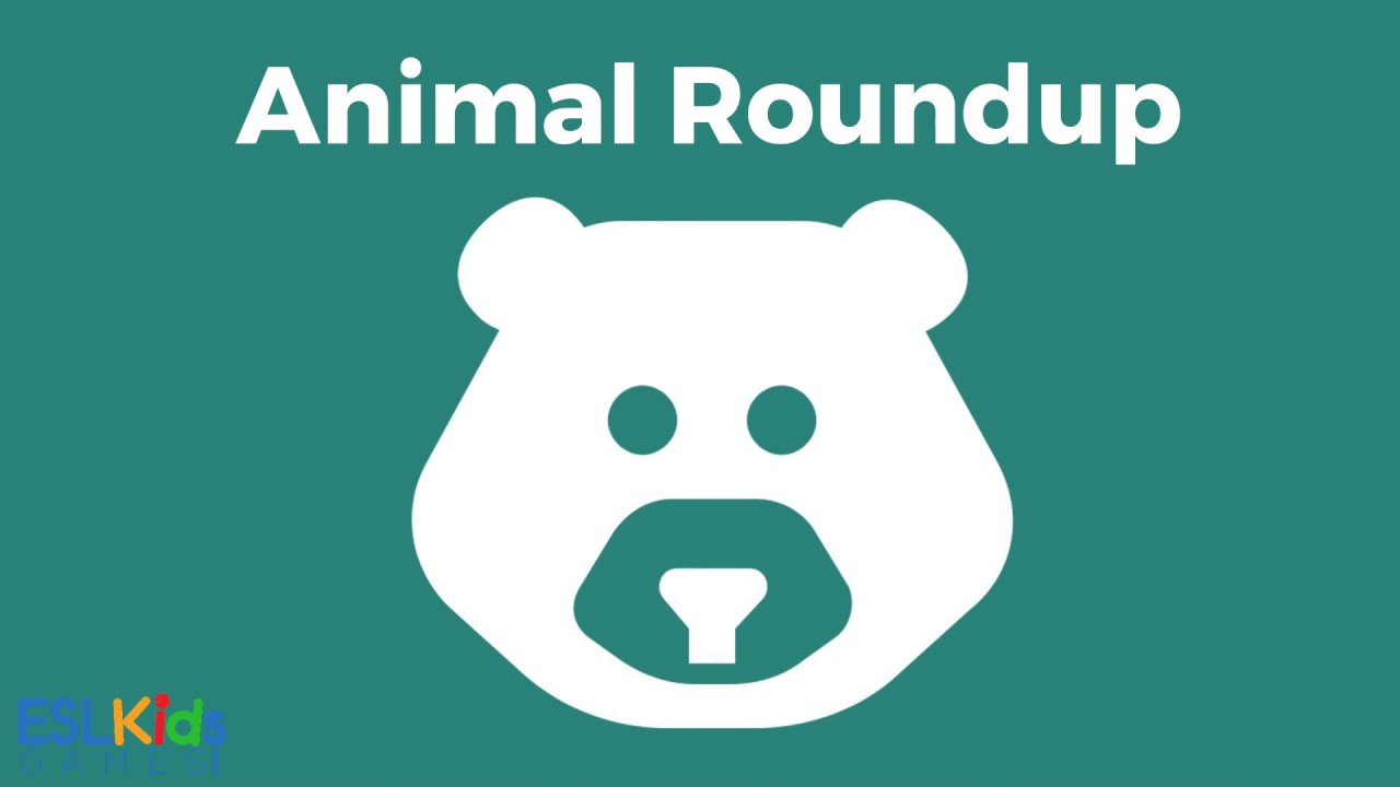 ESL Energiser: Animal Roundup - YouTube