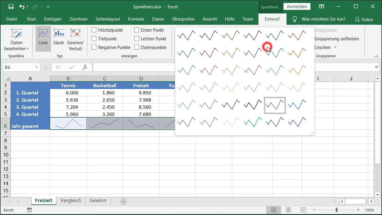 Sparklines In Microsoft Excel 2019 YouTube sparklines-in-microsoft-excel-2019-youtube