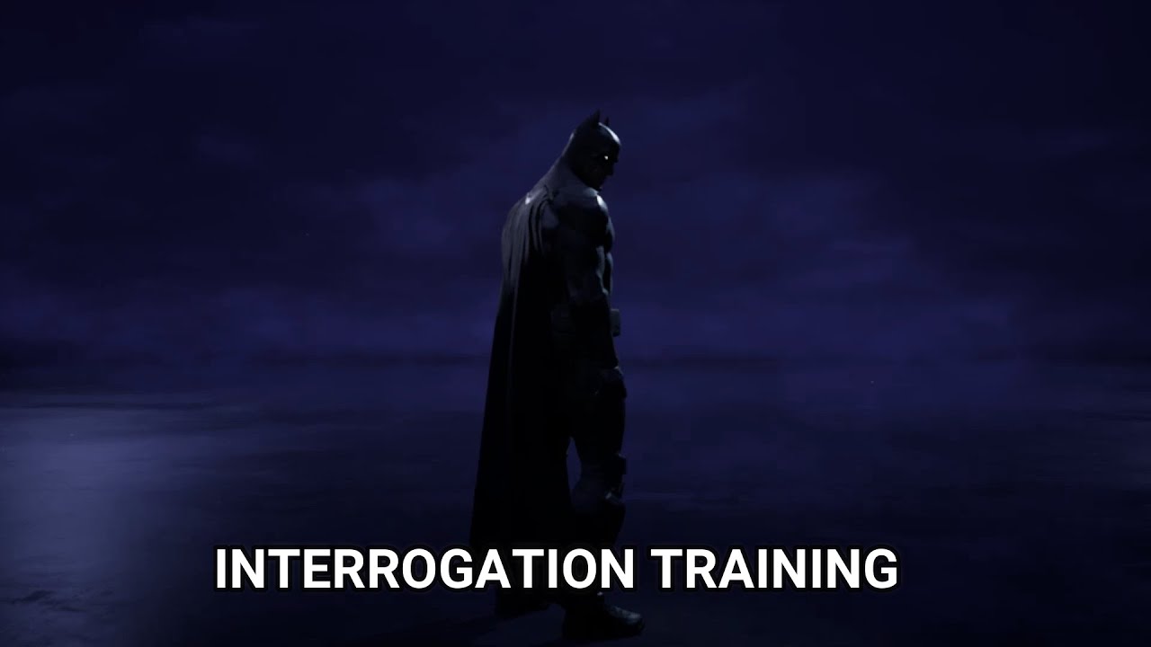 Batman Interrogation Training - YouTube