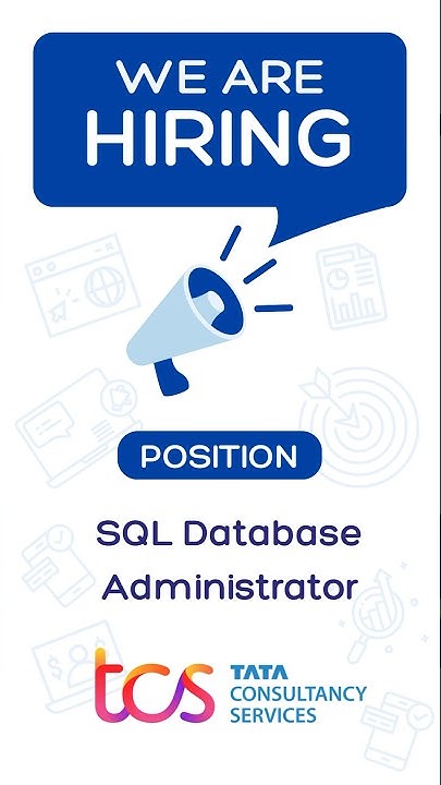 SQL Database Administrator | TCS Jobs | Tata | Jobs | DB ...
