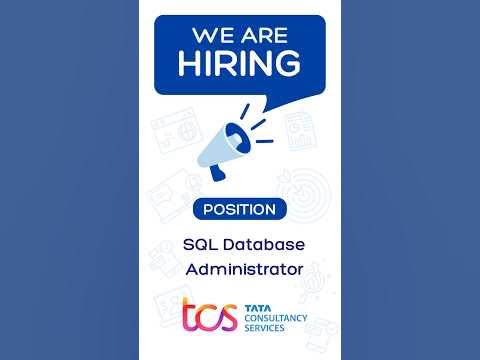 SQL Database Administrator | TCS Jobs | Tata | Jobs | DB ...