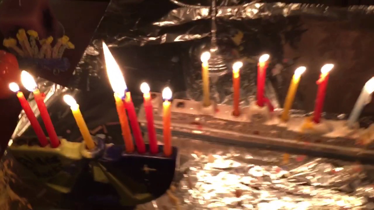6th night of Hanukkah 2016 - YouTube