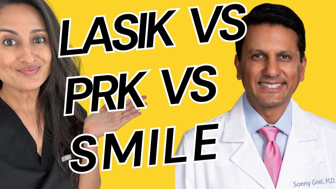 Surgeons Explain Types Of Laser Eye Surgery, LASIK PRK vs SMILE Eye ...
