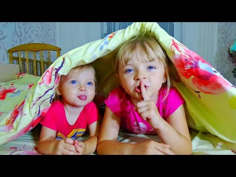 Margarita and Lera broke the mirror baby