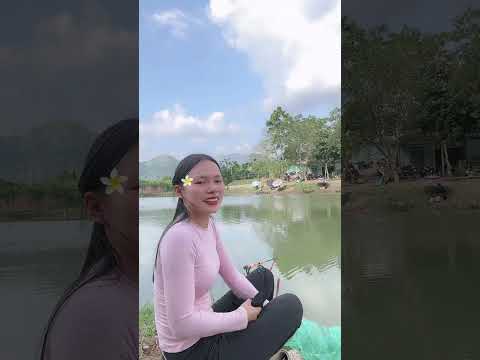 GoFishLive 🔴 Beautiful Girl Fishing at Service Lake 🎣 Happy Vietnamese Women's Day @Sống-Câu