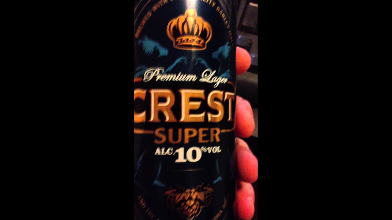 Crest 10% Super Lager review - YouTube