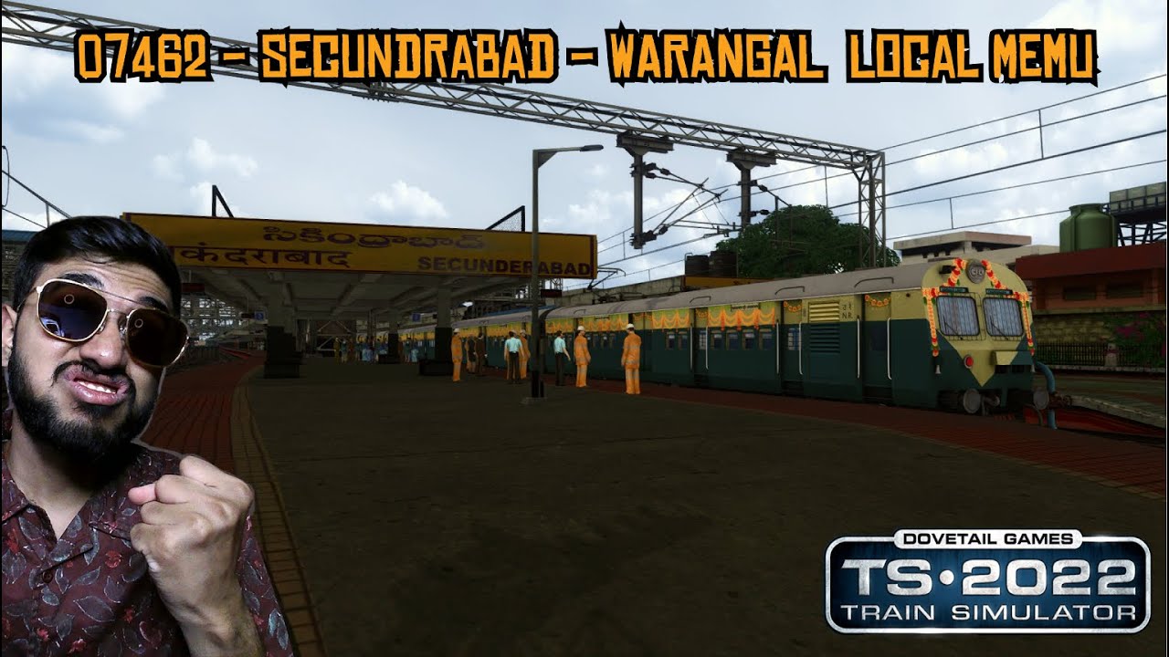 07462 - Secundrabad - WARANGAL Local Memu - Last Run Old Rake ...