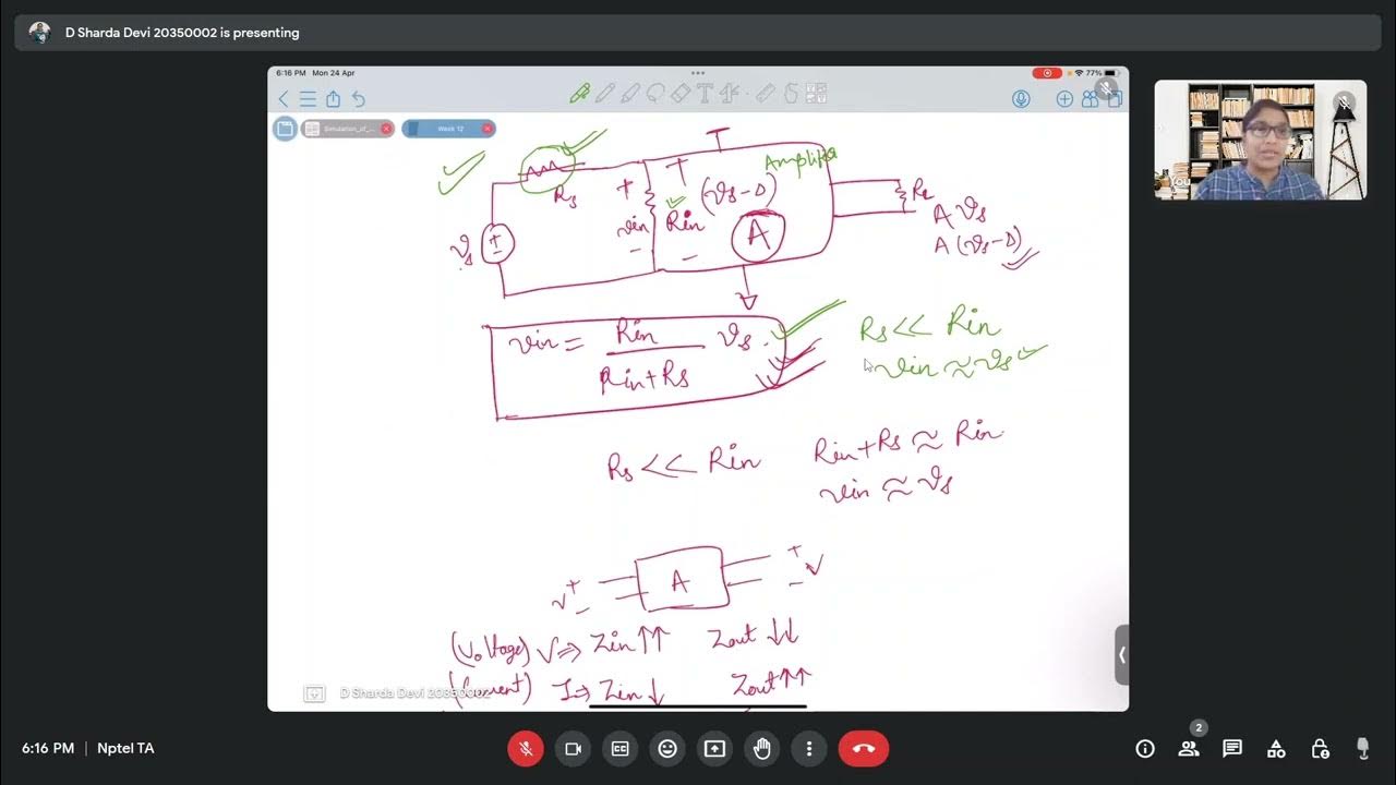 Week-12 Live problem solving session Analog Electronic Circuits 2023 - YouTube