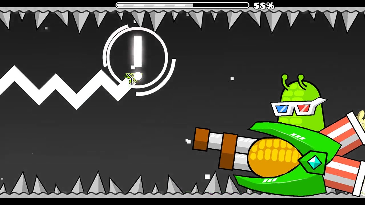 Geometry dash | Pop Corn By Booglee (3 coin!!!) - YouTube