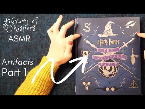 ASMR | Harry Potter Movie Artifacts Book - Whispered Browsing & Page Turning Sounds - Part 1