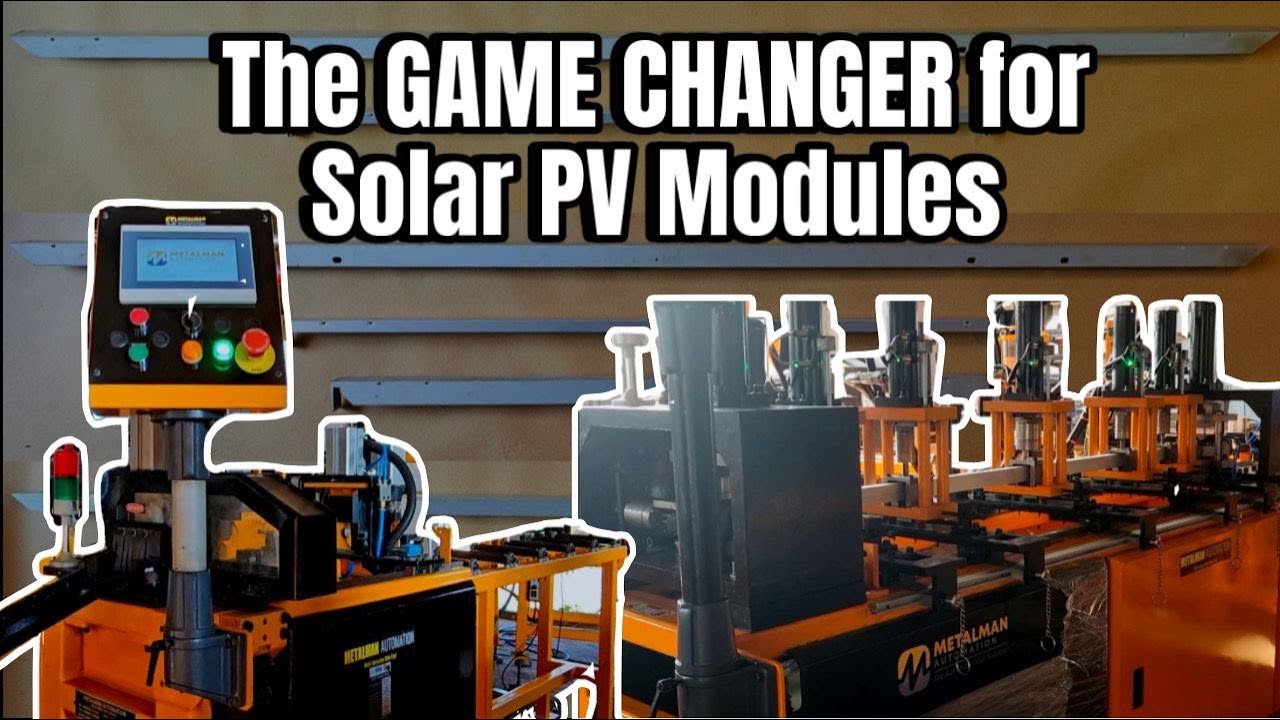 Revolutionizing Solar Frame Production: Aluminum PV Module Machine ...