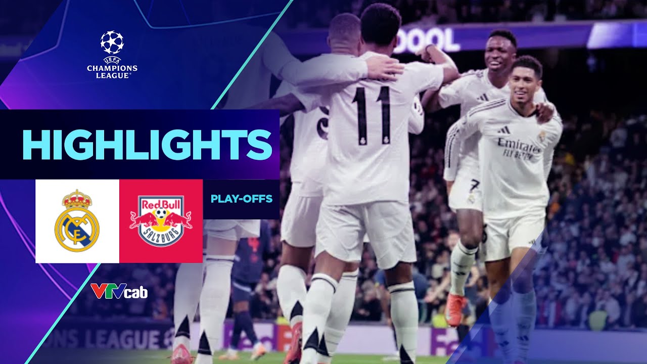 HIGHLIGHT | REAL MADRID vs RB SALZBURG | Dàn sao thăng hoa đáng sợ của ...
