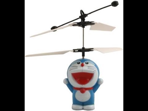 Flying Doraemon Helicopter Hand Controlled Helicopter - YouTube