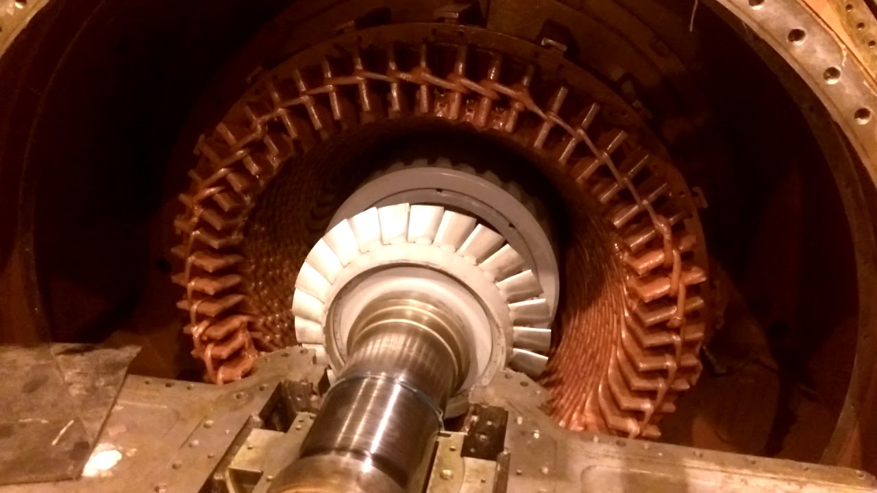 Thermal Power Plant | Generator winding inside actual view | - YouTube