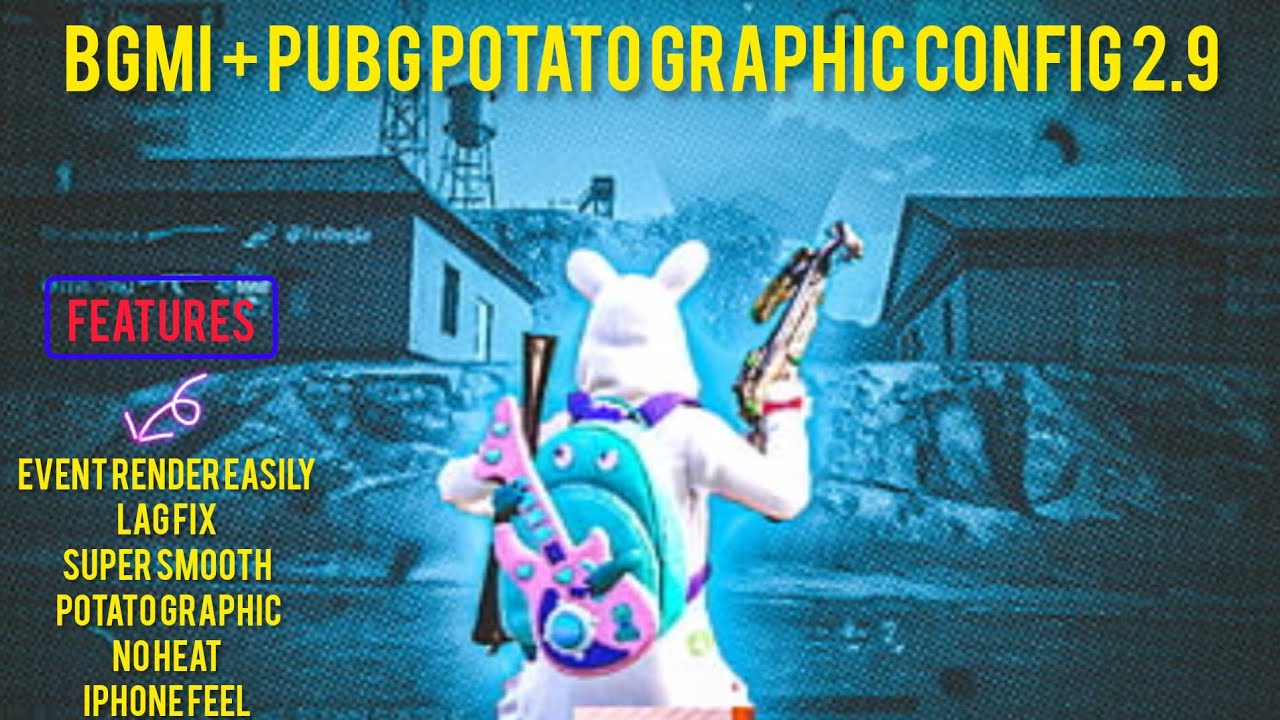 BGMI POTATO GRAPHICS config 2.9 || PUBG MOBILE POTATO GRAPHICS CONFIG ...