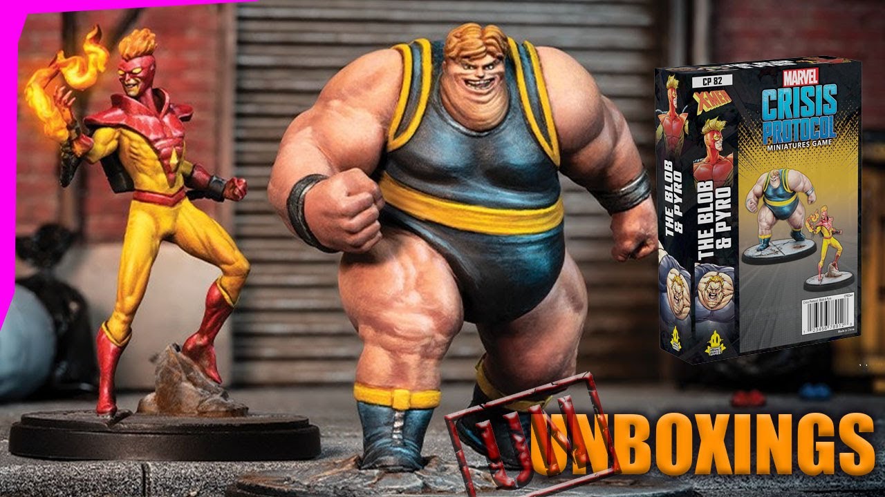 Blob and Pyro UnBoxing Marvel Crisis Protocol by Atomic Mass Games ...