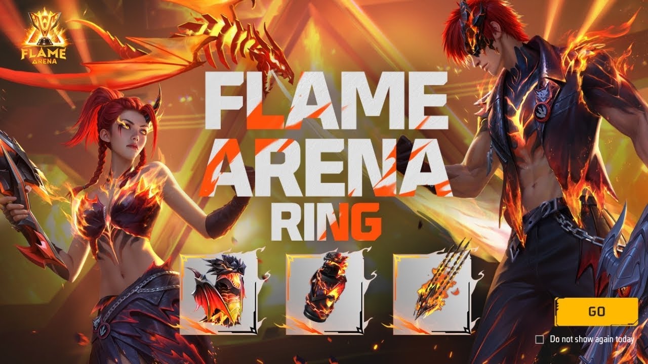 FLAME ARENA RING | GARENA FREE FIRE - YouTube