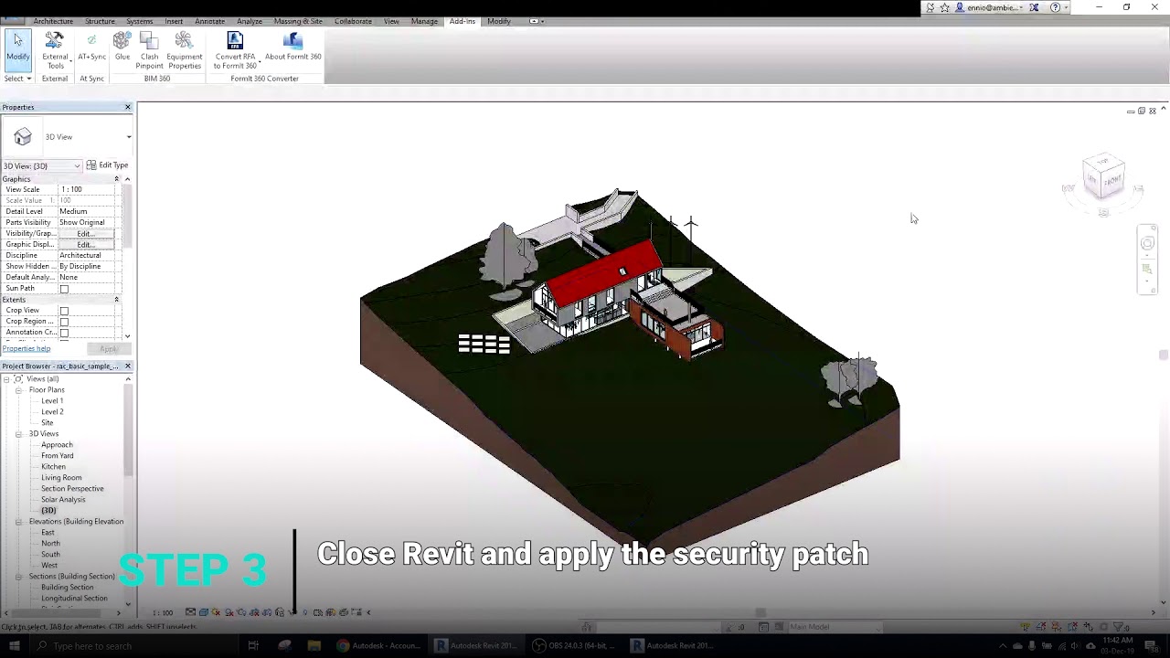 AT+Sync | Revit 2017, 2018 - FIX The underlying connection was closed ...