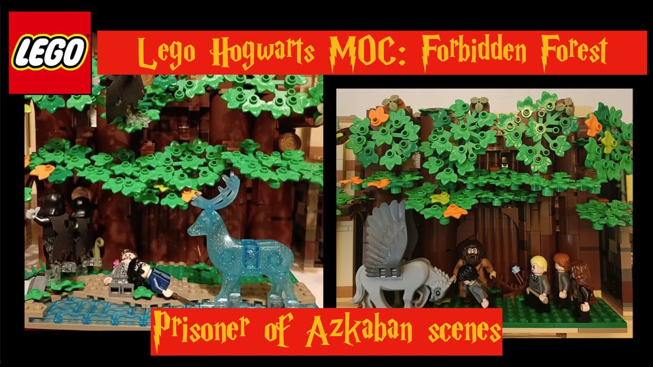 Forbidden Forest: Prisoner of Azkaban scenes build. LEGO Harry Potter ...