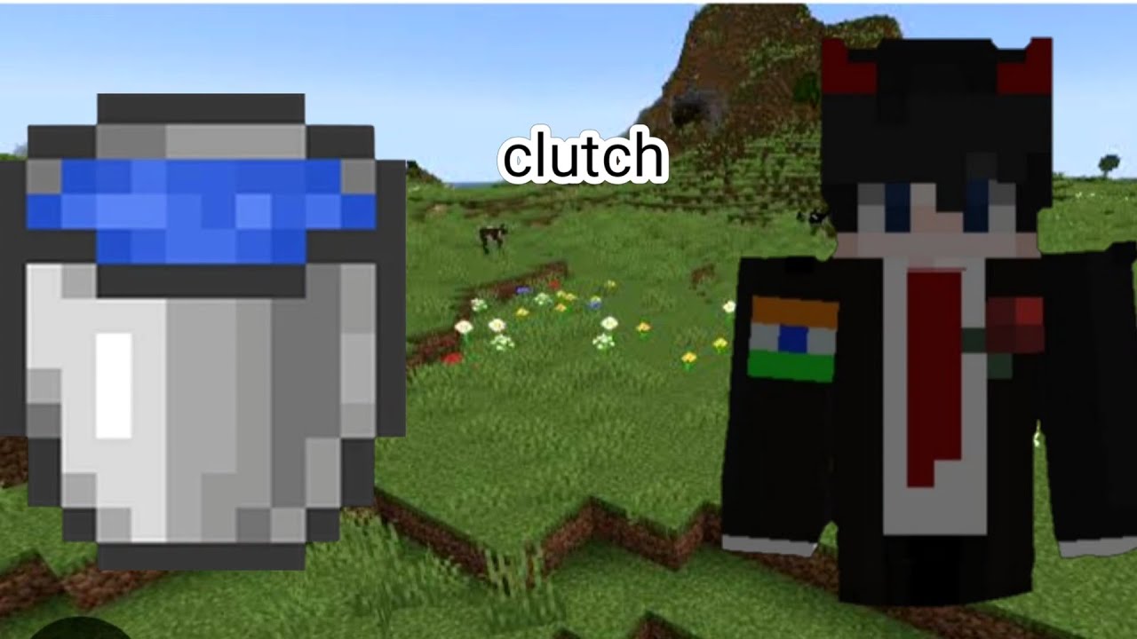 water bucket clutch in minecraft.(first video) - YouTube