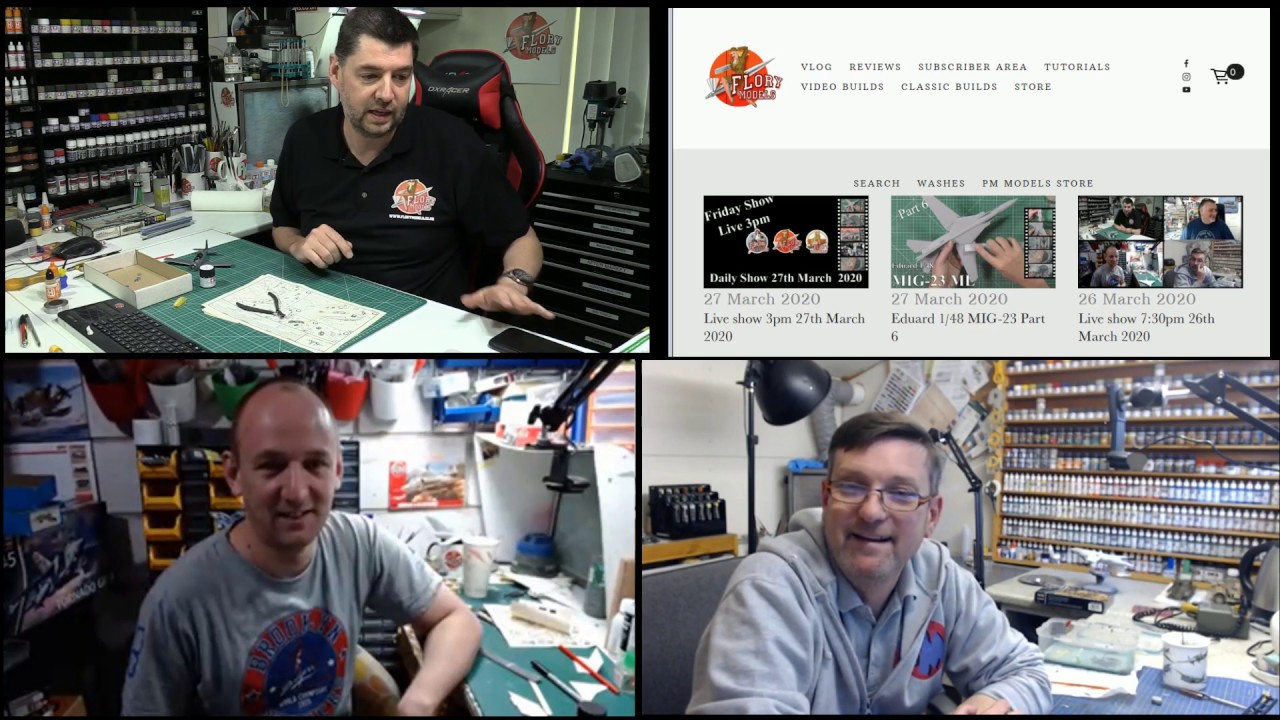 Flory Models live show 3pm 27th March 2020 - YouTube