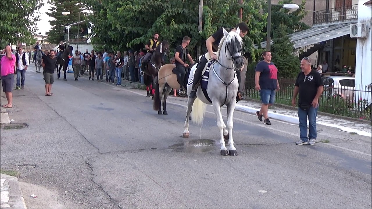 ΠΑΡΕΛΑΣΗ ΜΕ ΑΛΟΓΑ (ΓΟΥΡΙΑ ΑΙΤΩΛΟΑΚΑΡΝΑΝΙΑΣ 28-8-2018) - YouTube